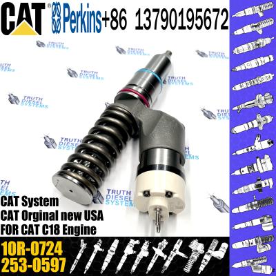 China Common Rail Injector Fuel Injector 253-0616 253-0618 291-5911 10R-0724 For C15 C18 Excavator for sale