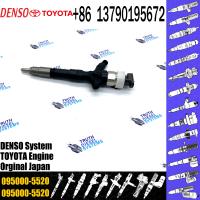 China High Quality diesel fuel injector 095000-5520 For TOYOTA HILUX 2KD-FTV 23670-0L010 for sale