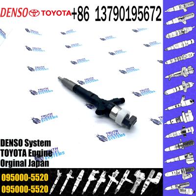 China High Quality diesel fuel injector 095000-5520 For TOYOTA HILUX 2KD-FTV 23670-0L010 for sale