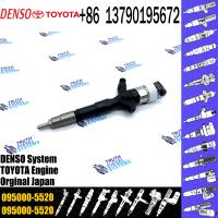 China High Quality diesel fuel injector 095000-5520 For TOYOTA HILUX 2KD-FTV 23670-0L010 for sale