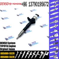 China High Quality diesel fuel injector 095000-5520 For TOYOTA HILUX 2KD-FTV 23670-0L010 for sale