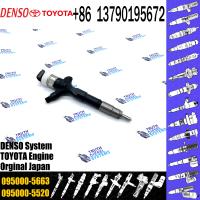 China high quality diesel engine Fuel common rail injector 095000-5663 23670-39095/39096 23670-30050 for sale