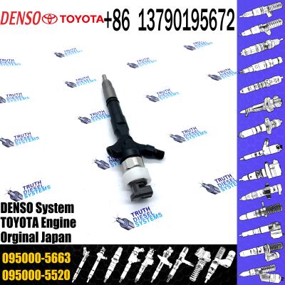 China high quality diesel engine Fuel common rail injector 095000-5663 23670-39095/39096 23670-30050 for sale