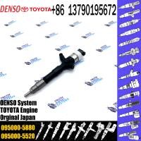 China Fuel Injector 23670-30050 Diesel Common Rail For Toyota Engine Injector 095000-5880 for sale