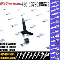 China 095000-5880 100% high quality new common rail injector 23670-30050,23670-39095,23670-39096,095000-5881 for 2KD-FTV for sale