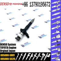 China 095000-5880 100% high quality new common rail injector 23670-30050,23670-39095,23670-39096,095000-5881 for 2KD-FTV for sale