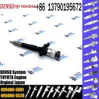 China 095000-5880 100% high quality new common rail injector 23670-30050,23670-39095,23670-39096,095000-5881 for 2KD-FTV for sale