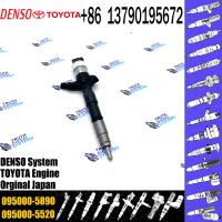 China 1KD-FTV Common Rail Fuel Nozzle Injector 095000-6180 095000-5890 For TOYOTA 23670-30080 for sale
