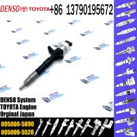 China 1KD-FTV Common Rail Fuel Nozzle Injector 095000-6180 095000-5890 For TOYOTA 23670-30080 for sale