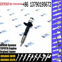 China 1KD-FTV Common Rail Fuel Nozzle Injector 095000-6180 095000-5890 For TOYOTA 23670-30080 for sale