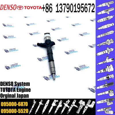 China Diesel Common Rail Injector Assembly 23670-39155 095000-6870 For TOY0TA 1KD-FTV Engine for sale