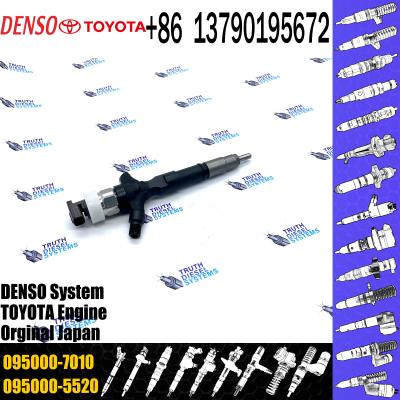 China D-ENSO 095000-7010 23670-39165 original new Diesel Fuel Injector 095000-7010 For T-oyota Truck 2KD Engine for sale