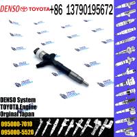 China D-ENSO 095000-7010 23670-39165 original new Diesel Fuel Injector 095000-7010 For T-oyota Truck 2KD Engine for sale