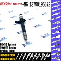 China High Quality Common Rail Fuel Injector 095000-7350 For TOYOTA LAND CRUISER 1KD-FTV 23670-30210 for sale