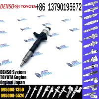 China High Quality Common Rail Fuel Injector 095000-7350 For TOYOTA LAND CRUISER 1KD-FTV 23670-30210 for sale