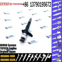 China For Toyo-ta Hiase / Hu X 2KD-FTV Common rail Injector 23670-39245 095000-7430 for sale