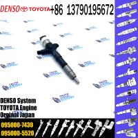 China For Toyo-ta Hiase / Hu X 2KD-FTV Common rail Injector 23670-39245 095000-7430 for sale