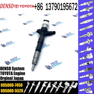 China New Common Rail Injector 095000-7011 095000-7440 095000-7450 for 1KD 2KD Diesel Nozzle Assembly High Quality for sale