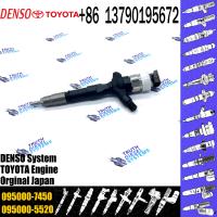 China New Common Rail Injector 095000-7011 095000-7440 095000-7450 for 1KD 2KD Diesel Nozzle Assembly High Quality for sale