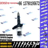China New Common Rail Injector 095000-7011 095000-7440 095000-7450 for 1KD 2KD Diesel Nozzle Assembly High Quality for sale