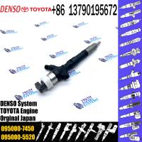 China New Common Rail Injector 095000-7011 095000-7440 095000-7450 for 1KD 2KD Diesel Nozzle Assembly High Quality for sale