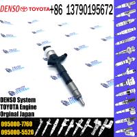 China Diesel Common Rail Injector Fuel inyector 23670-30300 23670-0L010 095000-7760 095000-7761 for Hilux vigo 2KD-FTV for sale