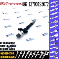 China Diesel Common Rail Injector Fuel inyector 23670-30300 23670-0L010 095000-7760 095000-7761 for Hilux vigo 2KD-FTV for sale
