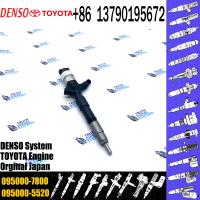 China common rail injector 23670-30310 095000-7800 injector for TOYOTA 2KD-FTV, D-4D, TRH2 injector nozzle 23670-30310 095000- for sale