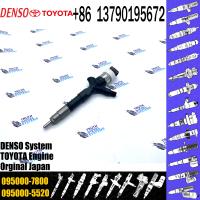 China common rail injector 23670-30310 095000-7800 injector for TOYOTA 2KD-FTV, D-4D, TRH2 injector nozzle 23670-30310 095000- for sale