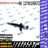 China common rail injector 23670-30310 095000-7800 injector for TOYOTA 2KD-FTV, D-4D, TRH2 injector nozzle 23670-30310 095000- for sale