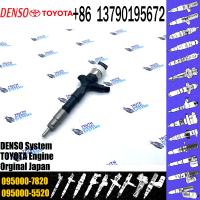 China Common Rail Inyectores Diesel auto engine systems Fuel Diesel Injector 23670-39265 095000-7820 For Toyota 1KD-FTV for sale