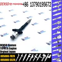 China Common Rail Inyectores Diesel auto engine systems Fuel Diesel Injector 23670-39265 095000-7820 For Toyota 1KD-FTV for sale