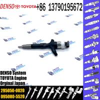 China Diesel Fuel Common Rail Injector 295050-0020 For Toyota 1KD 2KD 23670-30190 23670-0020 for sale