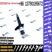 China High Quality Diesel Fuel Injector Common Rail Injector 2367030380 2950500070 for TOYOTA engine 23670-30380 295050-0070 for sale