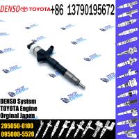 China Diesel Common Rail Fuel Injector 23670-30190 23670-30196 295050-0100 for TOYOTA LAND CRUISER PRADO FORTUNER DYNA DENSO 2 for sale