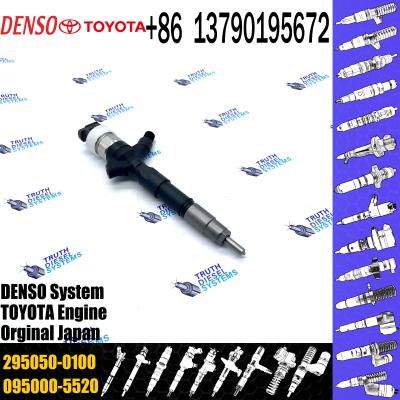China Diesel Common Rail Fuel Injector 23670-30190 23670-30196 295050-0100 for TOYOTA LAND CRUISER PRADO FORTUNER DYNA DENSO 2 for sale