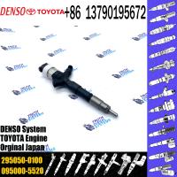 China Diesel Common Rail Fuel Injector 23670-30190 23670-30196 295050-0100 for TOYOTA LAND CRUISER PRADO FORTUNER DYNA DENSO 2 for sale