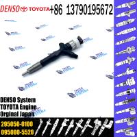 China Diesel Common Rail Fuel Injector 23670-30190 23670-30196 295050-0100 for TOYOTA LAND CRUISER PRADO FORTUNER DYNA DENSO 2 for sale
