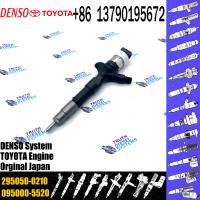 China 295050-0470 Common rail fuel injector , 295050-0210 for TOYOTA 1KD-FTV 23670-39255, 23670-30410, 23670-39355 for sale