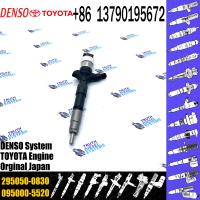 China New Diesel Fuel Injector 295050-0830 For Toyota Dyna 1KD-FTV 23670-39395 23670-30390 for sale