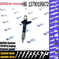 China New Diesel Fuel Injector 295050-0830 For Toyota Dyna 1KD-FTV 23670-39395 23670-30390 for sale