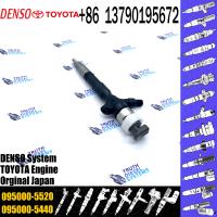 China High Quality diesel fuel injector 095000-5520 For TOYOTA HILUX 2KD-FTV 23670-0L010 for sale