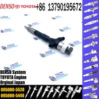 China High Quality diesel fuel injector 095000-5520 For TOYOTA HILUX 2KD-FTV 23670-0L010 for sale
