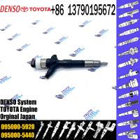 China Common Rail Injector 23670-30110 095000-6180 095000-5920 for Diesel Engine 1KD-FTV for sale