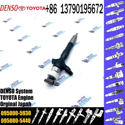 China common rail injector 095000-5930 for toyota truck diesel pump injector 23670-09060 for toyota high pressure engine for sale