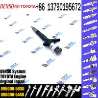 China common rail injector 095000-5930 for toyota truck diesel pump injector 23670-09060 for toyota high pressure engine for sale