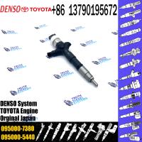 China Common Rail diesel fuel Injector 23670-30240 095000-7380 for Diesel engine for sale