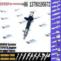 China Common Rail diesel fuel Injector 23670-30240 095000-7380 for Diesel engine for sale