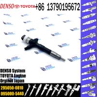 China Diesel Common Rail Fuel Injector 295050-0810 295050-0540 295050-0620 295050-0740 OE 23670-0L110 for sale