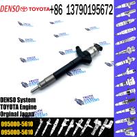 China diesel fuel engine injector 095000-5610 23670-0R010 for engine high pressure pump engine injection injector 095000-5610 for sale